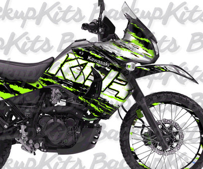 KAWASAKI KLR 650 GRAPHIC KIT DECALS STICKERS SUPER RALLY (2008 - 2018 ...
