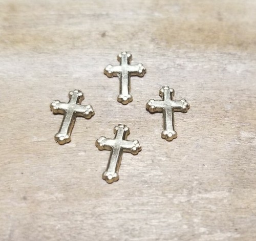 Brass inlays crosses muzzleloader black powder Hawken Musket Pistol ...