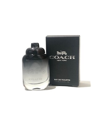 Coach New York 4.5ml Edt Splash Mini For Men New In Box | eBay