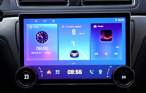 12 英寸无线 CarPlay 安卓汽车 GPS IGO 地图 FM 适用于大众 Polo 2010-14- | eBay