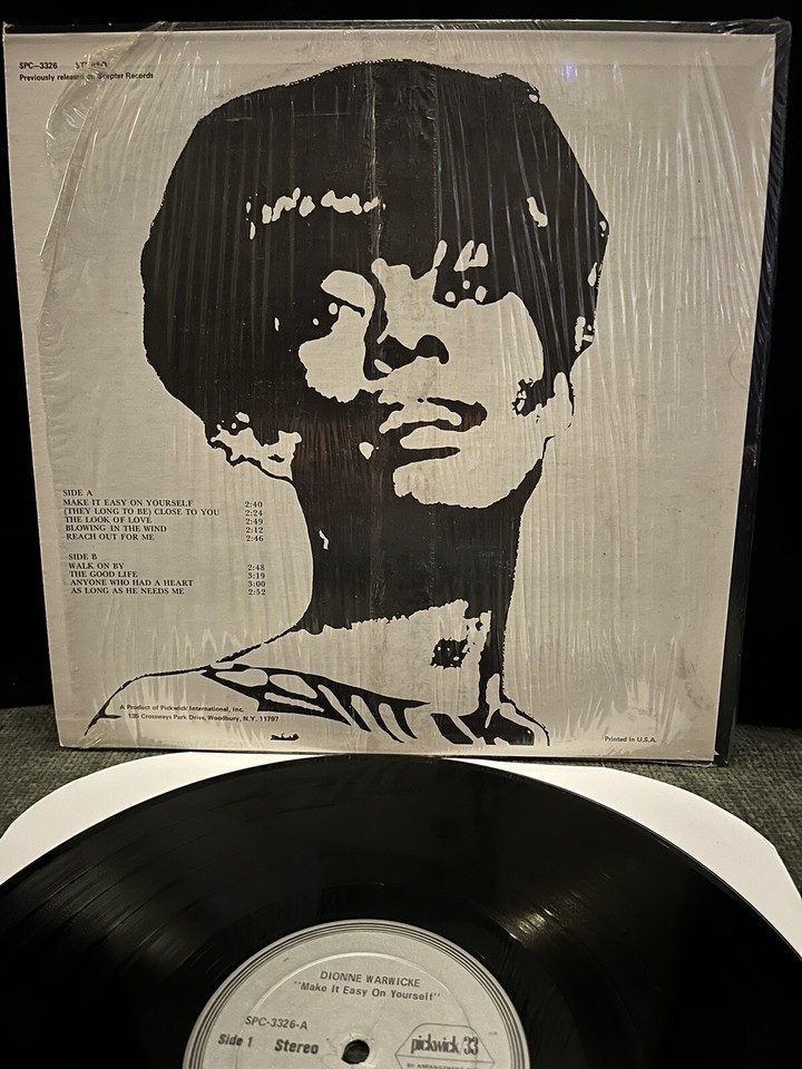 Dionne Warwick - Make It Easy On Yourself - Pickwick Records Pressing ...