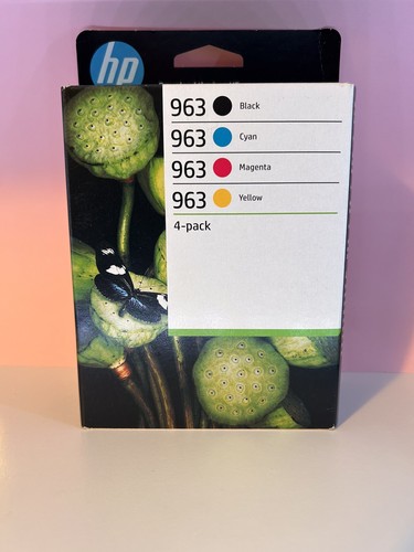HP 963 4 Pack Ink Cartridges 100% Genuine HP OfficeJet Pro Printer Free ...