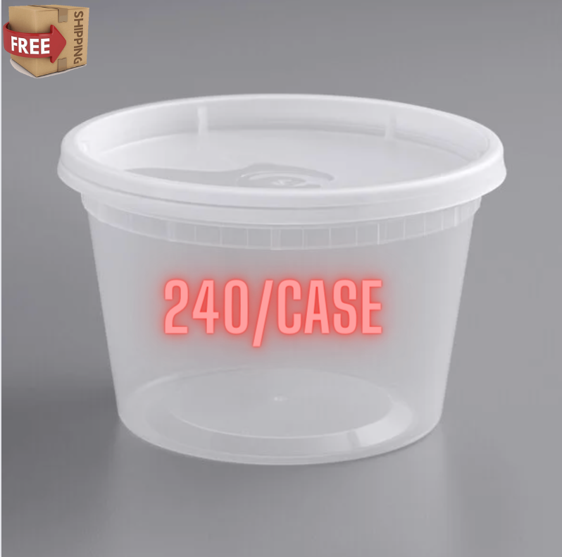 Heavy Duty Round Plastic Container