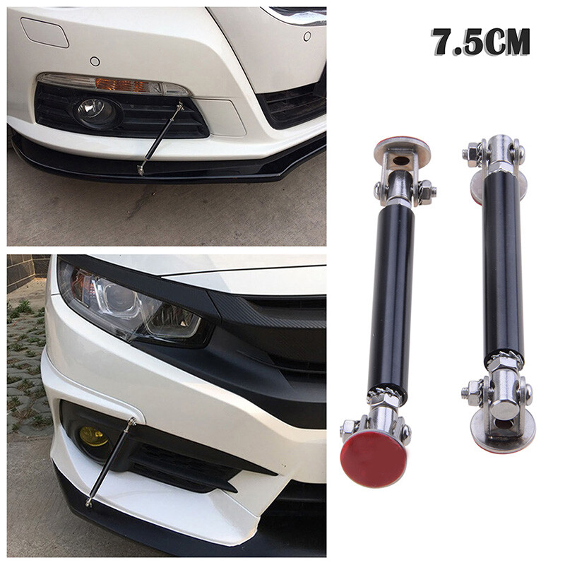 2x Adjustable Splitter Lip Spoiler Support Rod Strut Tie Bar Support ...