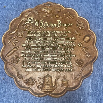 Plates & Plaques - Kitchen Prayer