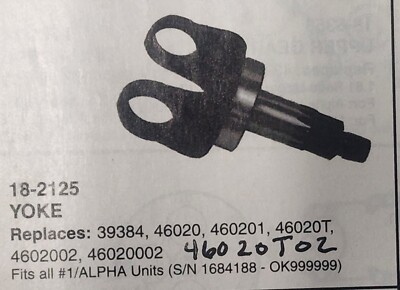 B157 Sierra 18-2125 Marine Yoke Assy for MerCruiser Mercury 460211 ...