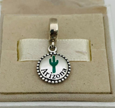 Pandora Arizona Cactus Charm Travel Charm | eBay
