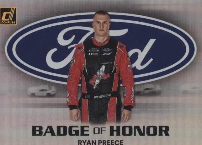 2024 Panini Donruss NASCAR - Badge of Honor #24 Ryan Preece for sale ...