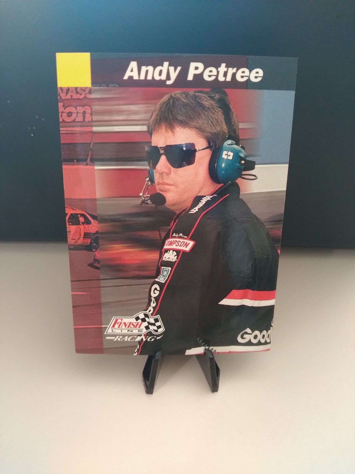 1993 Pro Set Nascar Finish Line Racing Andy Petree #155 | eBay