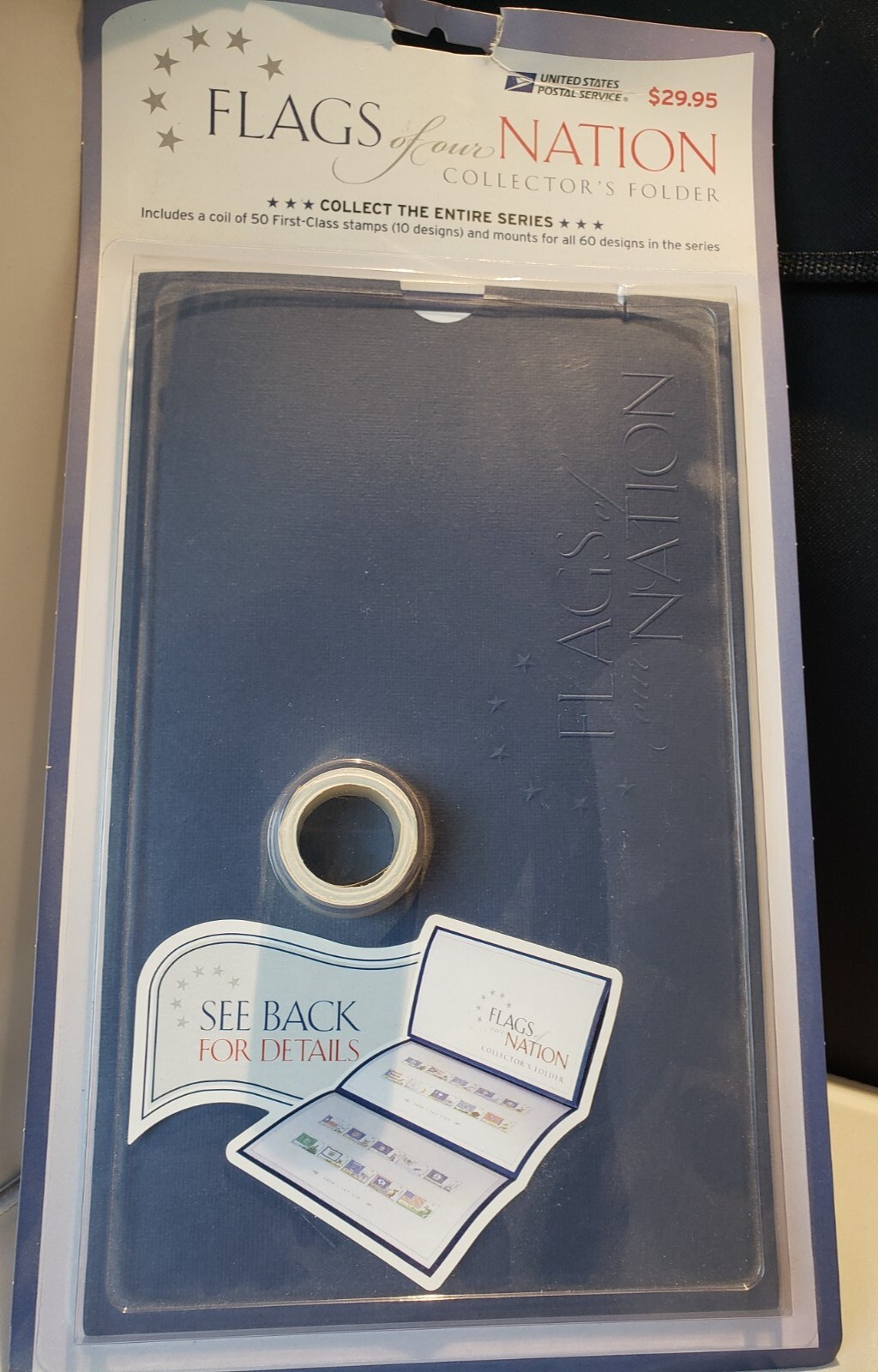 SEALED USPS FLAGS OF OUR NATION COLLECTOR’S FOLDER W/ 50 STAMPS (SERIES ...