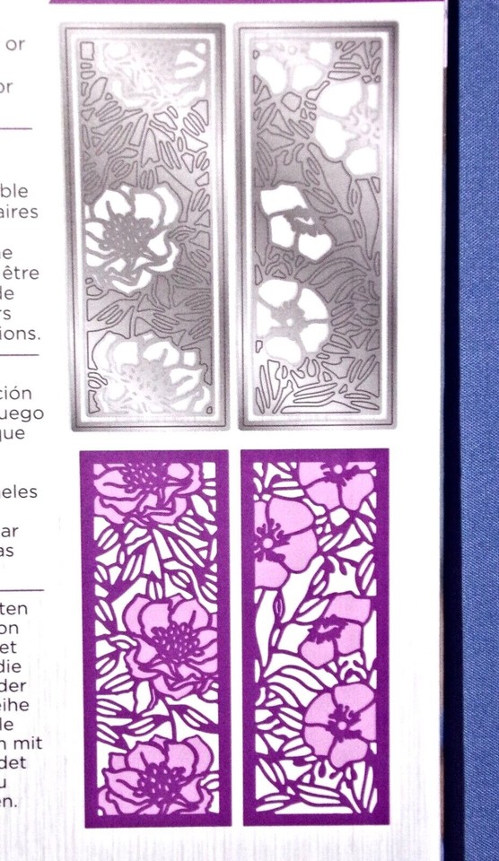 Gemini Helleborus Dies Create a Card 4pc HTF by Crafters Companion Free ...