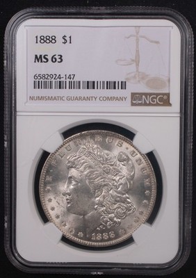 1888 MORGAN DOLLAR***NGC MS 63 | eBay