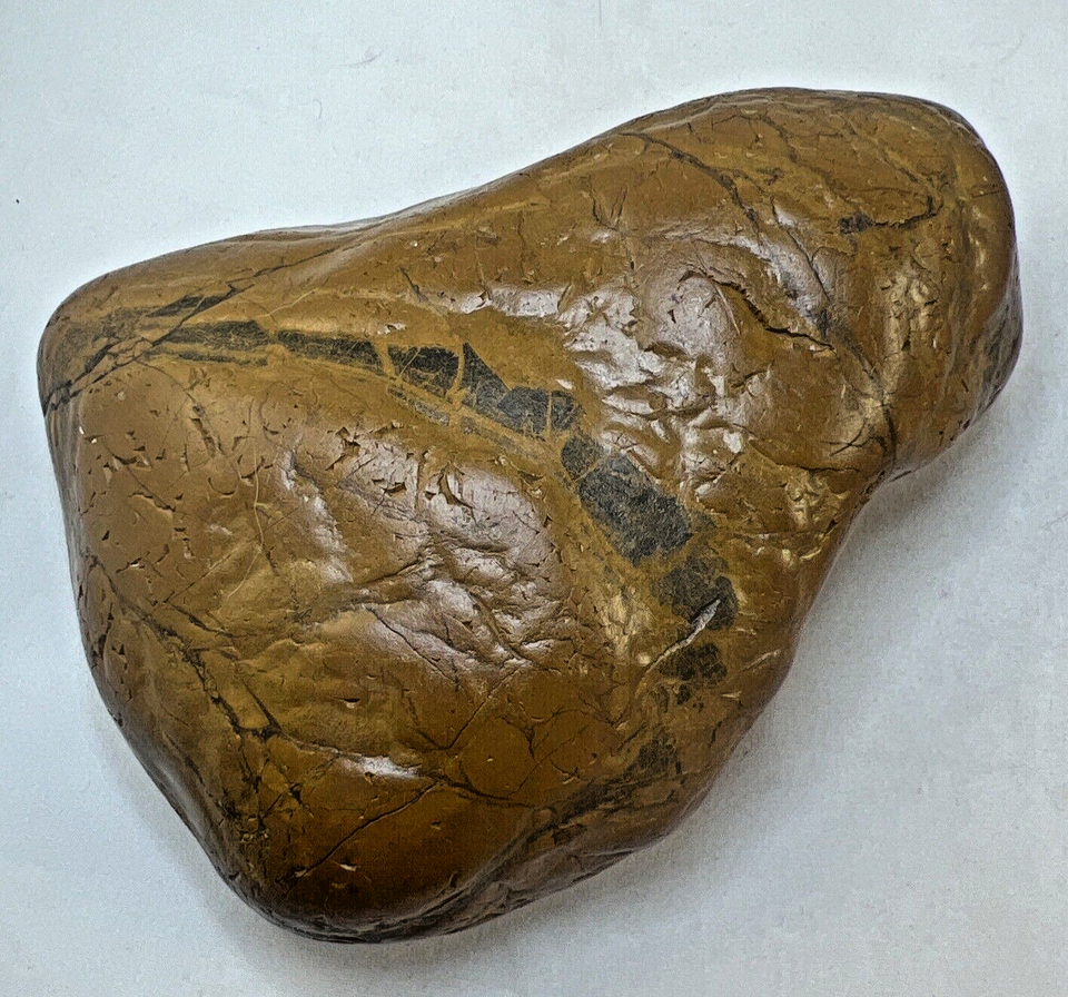 Yellow Jasper WYO Banded Iron Tiger Ironstone GENESIS Mormon Seer Stone ...