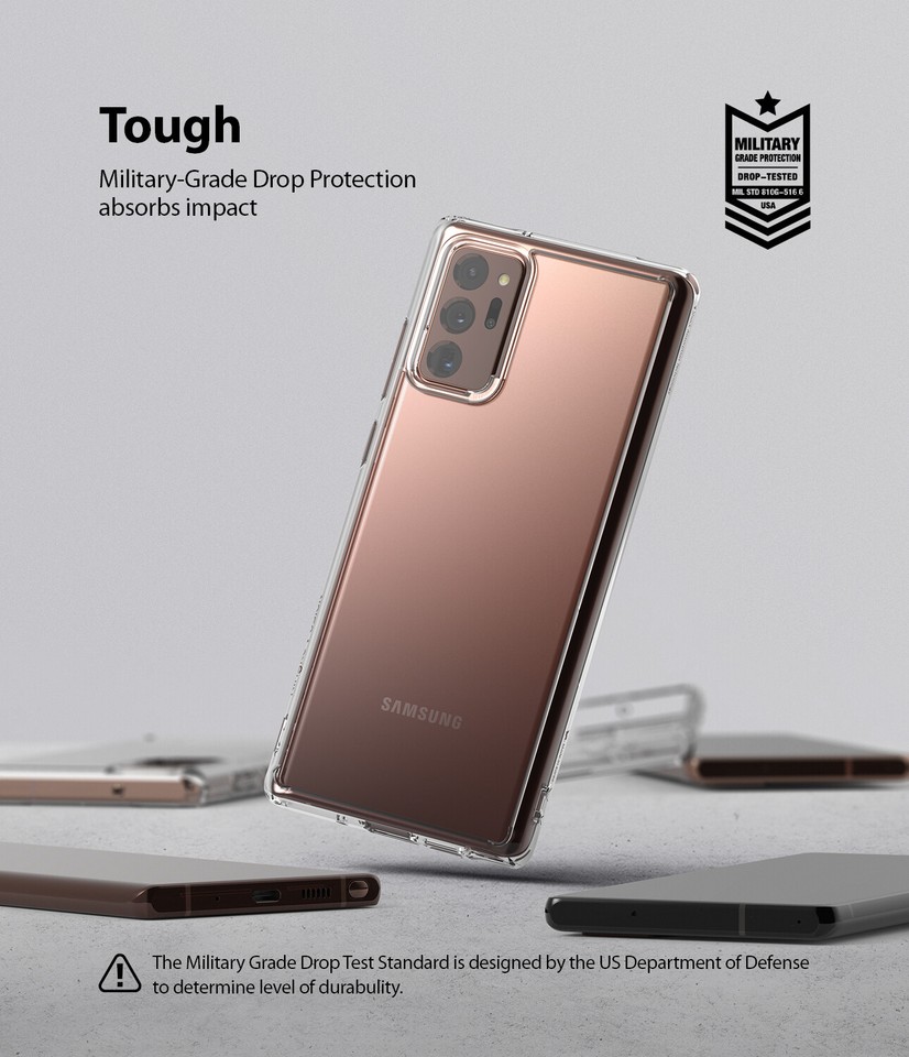 For Samsung Galaxy Note 20 / Note 20 Ultra Case | Ringke [FUSION] Clear ...