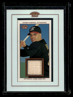 2002 TOPPS 206 RELICS #ARA ARAMIS RAMIREZ GAME USED BAT PITTSBURGH ...