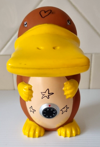 Commonwealth Bank CBA Platypus Money Box Collectable Brown Yellow Piggy ...