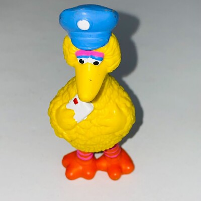 Muppets Inc Tara Toy Big Bird Sesame Street Muppet Yellow Blue Hat Kids ...