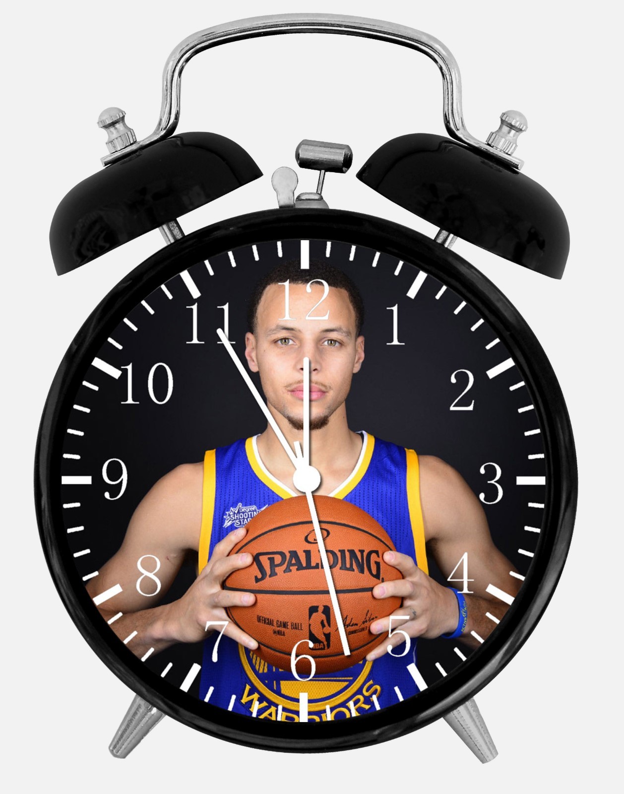 Stephen Curry Alarm Desk Clock 3.75" Home or Office Decor E483 Nice For ...
