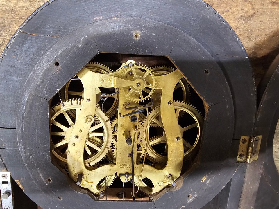 !RARE ANTIQUE WORKING! 1860s Seth Thomas Tudor 8 Day Mantel Clock ...
