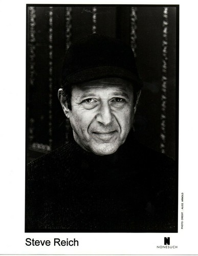 STEVE REICH PROMO 8x10 PHOTO Minimalist Composer Cave 4 Organs Phase ...