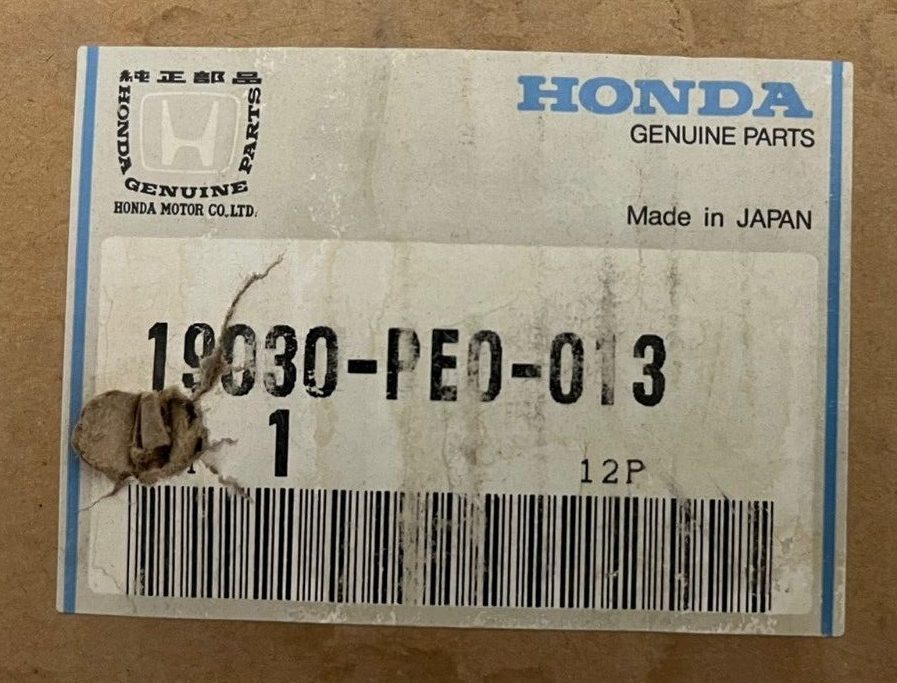HONDA CIVIC CIVIC SHUTTLE COOLING FAN MOTOR # 19030-PE0-013 OEM (1171)I ...