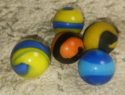 Vintage Old Marbles-Akro Bumblebee Wasp UV Cub Scouts Corkscrews (Lot ...