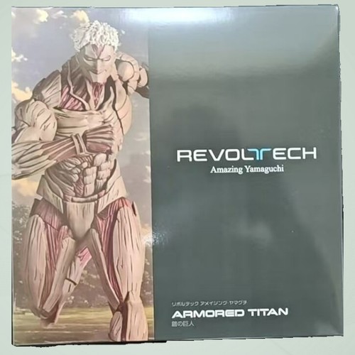Attack on Titan Armored Titan Revoltech Action Figure Anime Collectible ...