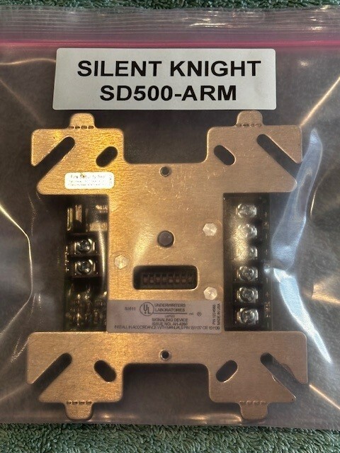 Honeywell Silent Knight SD500-ARM (W/PLATES) ADDRESS. RELAY MODULE 24 ...