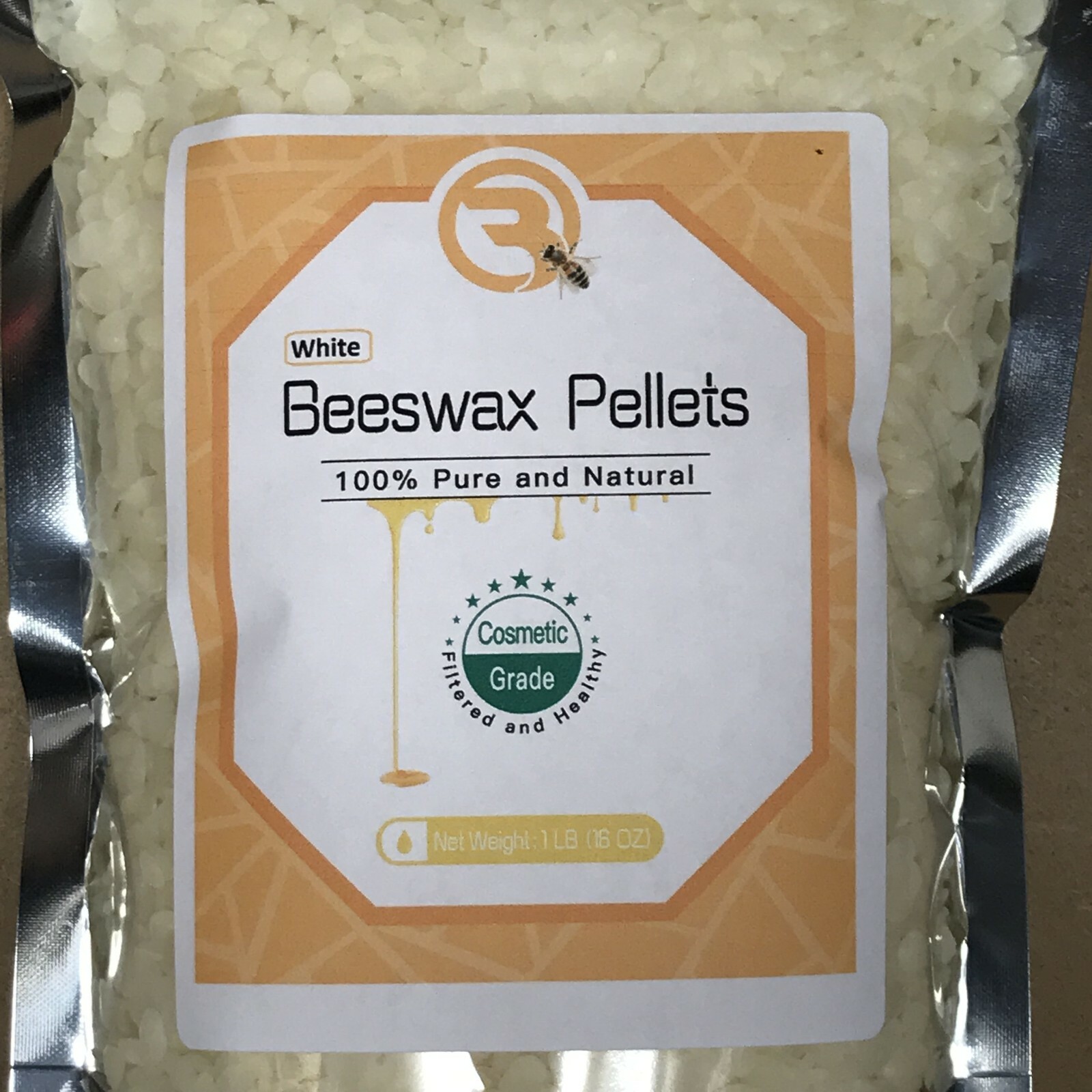 2 4 8 15 oz Pure Natural White Beeswax Pellets Pastilles for Candle ...