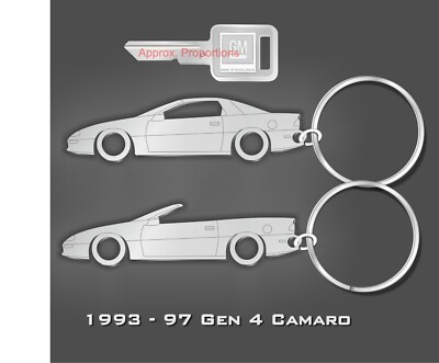 1993 - 1997 Chevrolet Camaro Coupe or Ragtop (Gen 4) Keychains | eBay