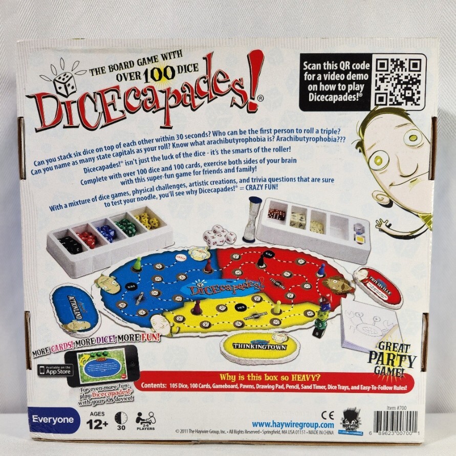 Dicecapades, The Board Game with Over 100 Dice by Haywire Group- 100% ...