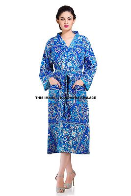 Indian Star Mandala Cotton Kimono Bath Robe Women Clothing Intimates ...