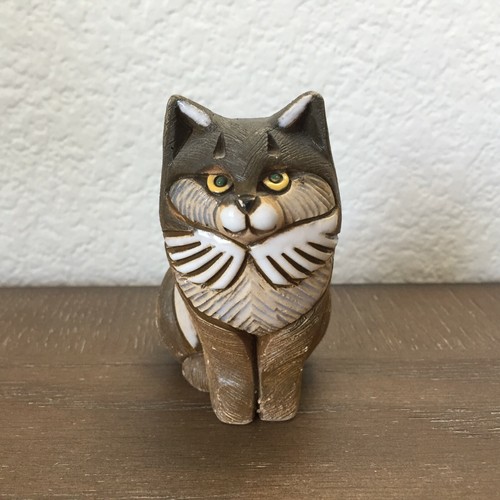 Retired Artesania Rinconada Art Pottery Somali Cat #84 Figurine Adult ...