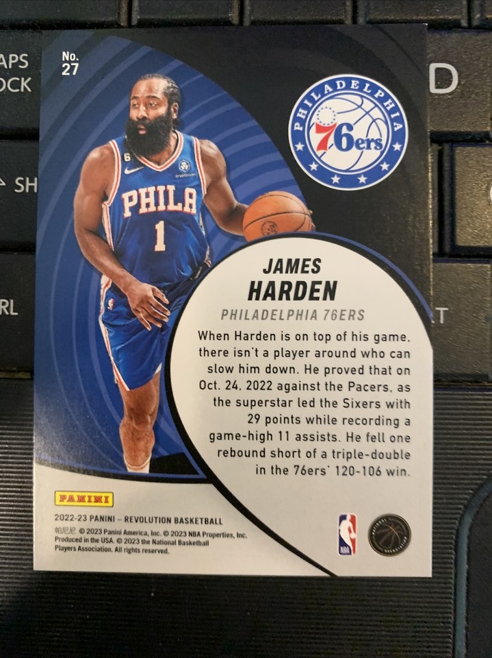 JAMES HARDEN 2022-23 REVOLUTION VORTEX SP #27 FREE SHIP | eBay