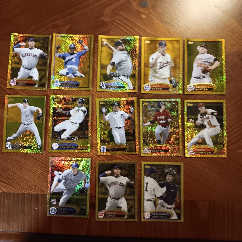 2012 topps baseball gold sparkle lot of 49 cards | eBay