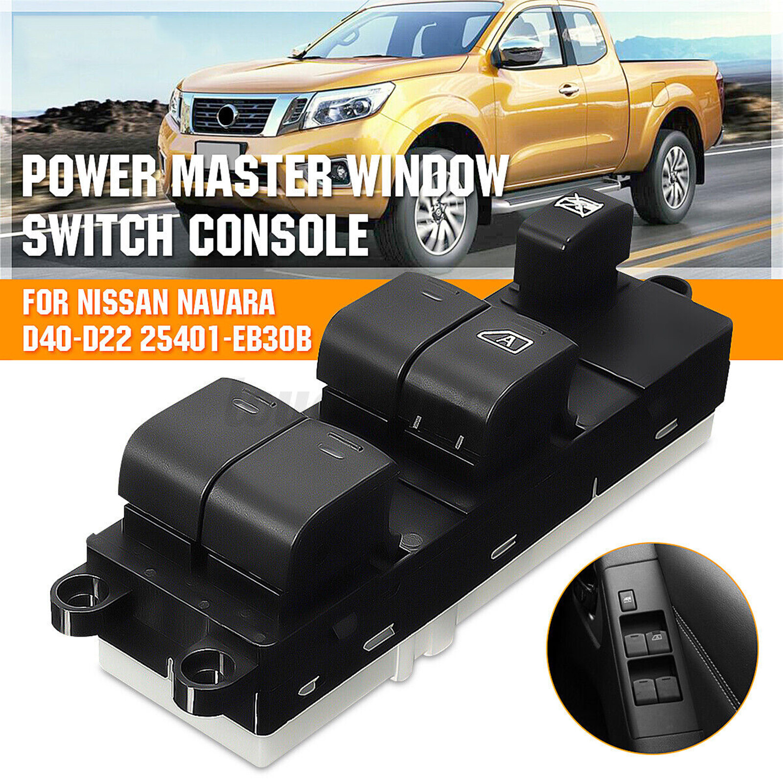 For Nissan Pathfinder Navara D40 QASHQAI J10 Power Window Master Switch ...