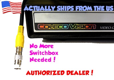 Colecovision Coleco TV Adapter Connector RF Coaxial - Type F No Switch ...