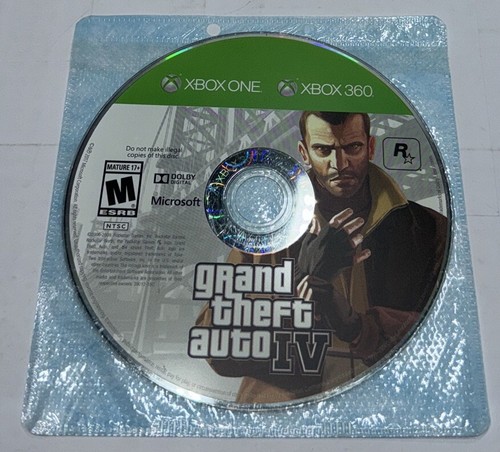 Grand Theft Auto IV 4 Microsoft Xbox One Disc Only Tested & Works | eBay