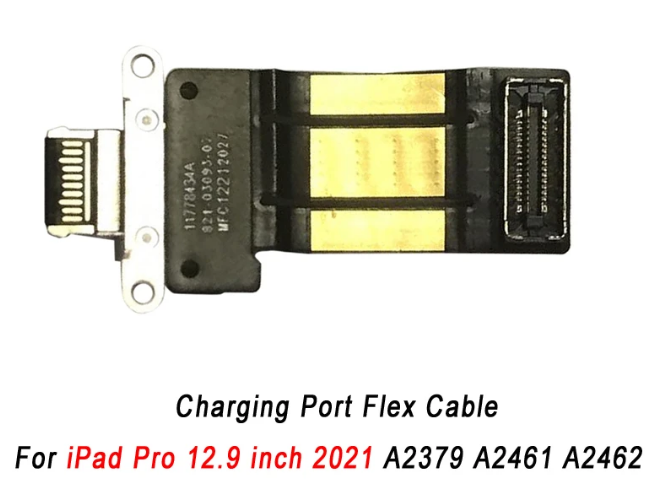 Charging Port Flex Cable For Apple iPad Pro 12.9 inch 2021 A2379 A2461 ...