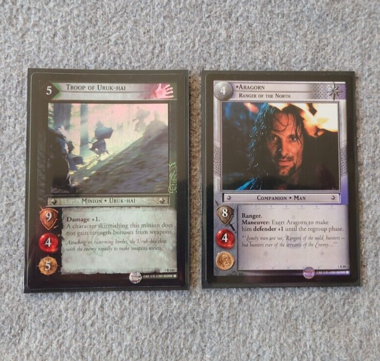 Lord of the Rings LOTR Decipher CCG RARE Deluxe Starter Deck Bundle ...