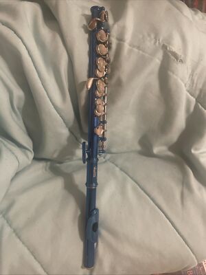Band Approved SKY Blue Piccolo w Gold Keys Flute LIMITED TIME | eBay