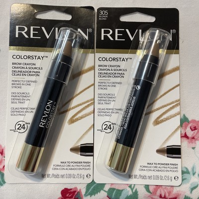 Revlon Colorstay Brow Crayon 305 Blond Blonde HTF Retired 2 Units New ...