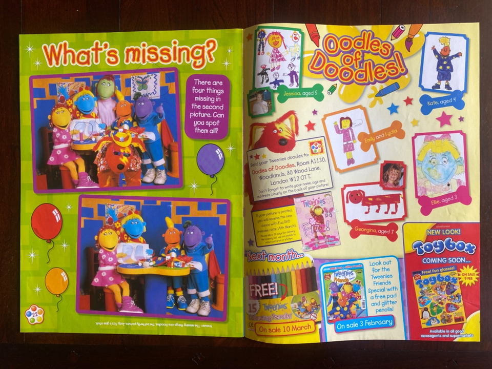 Tweenies Magazine BBC Cbeebies Issue 69 Feb-March 2005 very rare ...