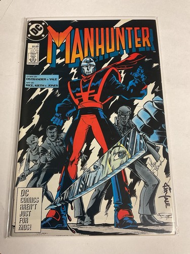 Manhunter #3 ~ SIGNED BY KIM YALE & JOHN OSTRANDER VF/NM 9.0 DC 1988 | eBay