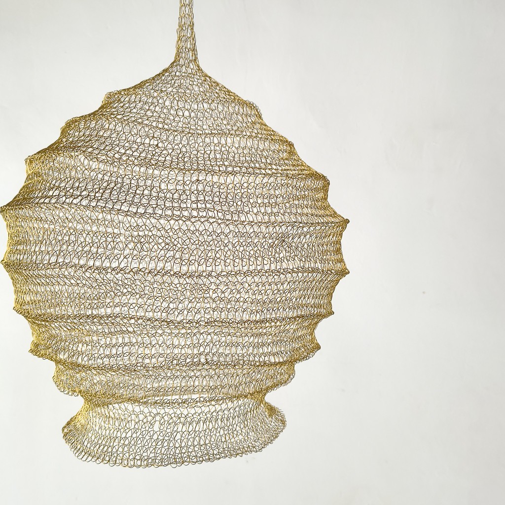 Brass Mesh Lamp shade, Brass Mesh Shade,Wire Mesh Pendant Lamp,ceiling ...