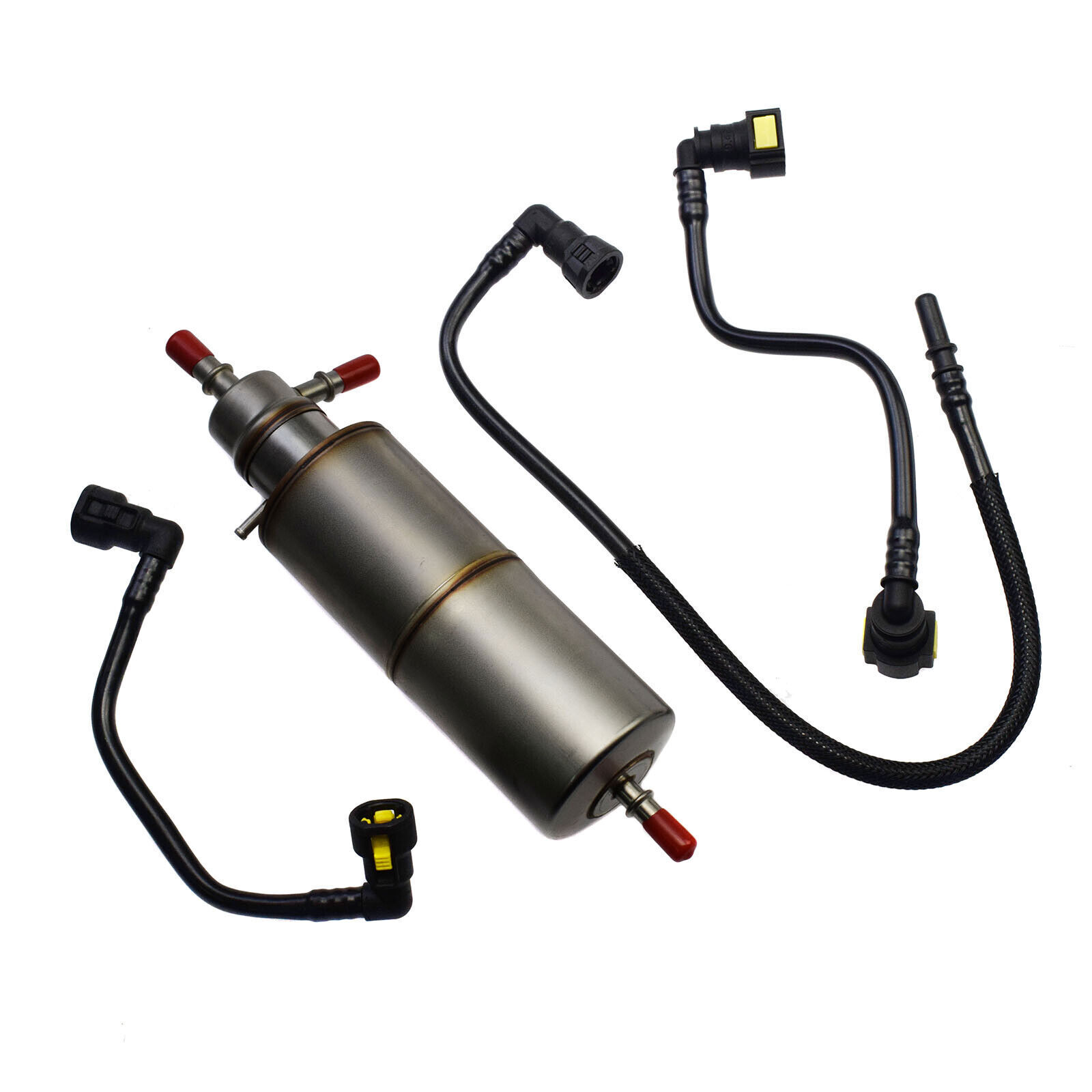 4x Fuel Filter +Fuel line Hose Kit For Mercedes ML55AMG W163 ML320 ...