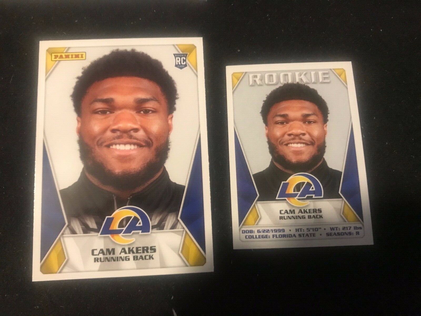 2020 NFL Panini Sticker & Card Collection CAM AKERS RC Rookie Card ...