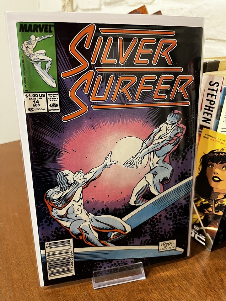 Silver Surfer #14 (Marvel Comics, 1988) Newsstand Edition 1st Print VF+ ...