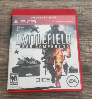 Battlefield Bad Company 2 Greatest Hits (PS3 PlayStation 3) Video Game ...