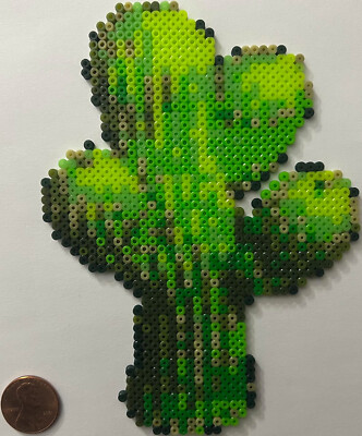 Cactus Mini Bead Sprite Perler Artkal Pixel Plant Green Desert Cacti ...